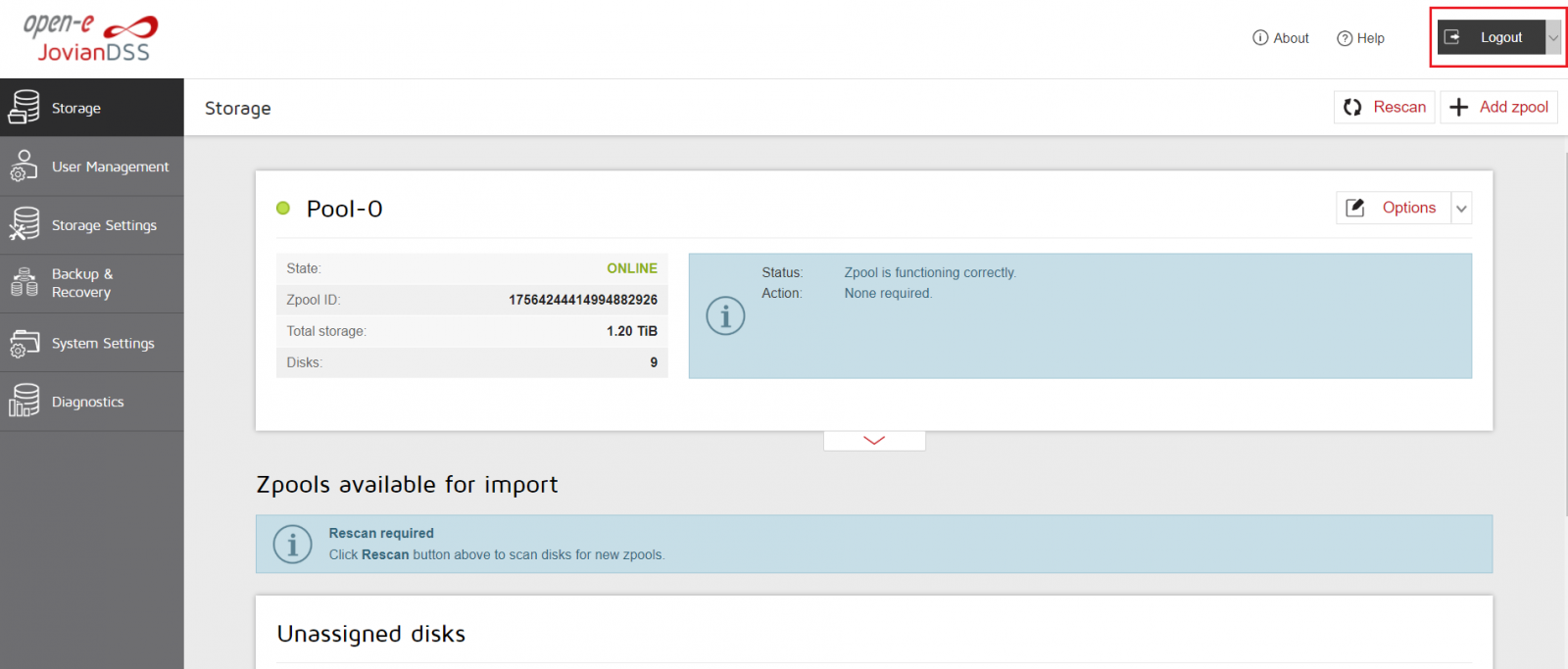 [JDSS] How to properly shut down functioning cluster to avoid data loss and volume ...